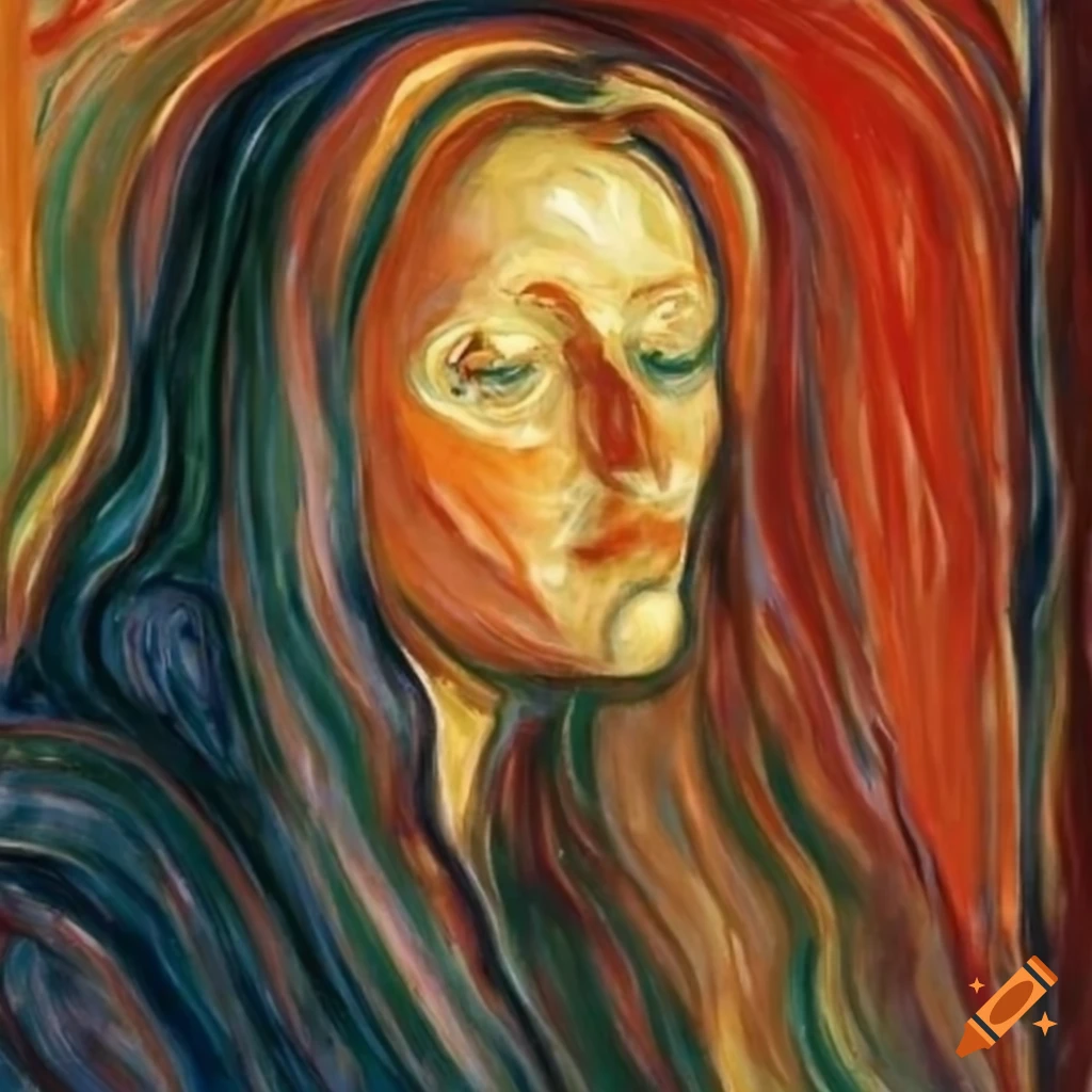 Edvard munch's portrait of madonna