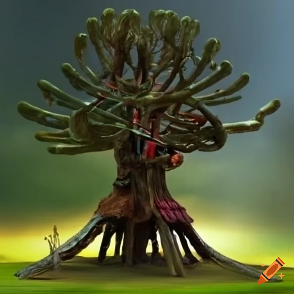 The singing ringing tree sculpture