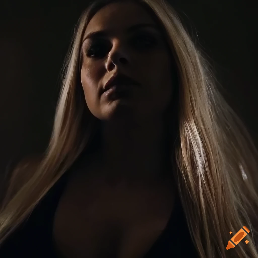 Close Up Of A Beautiful Blonde Swedish Woman