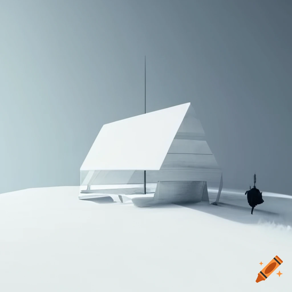 Minimalist tower cabin architecture on Craiyon