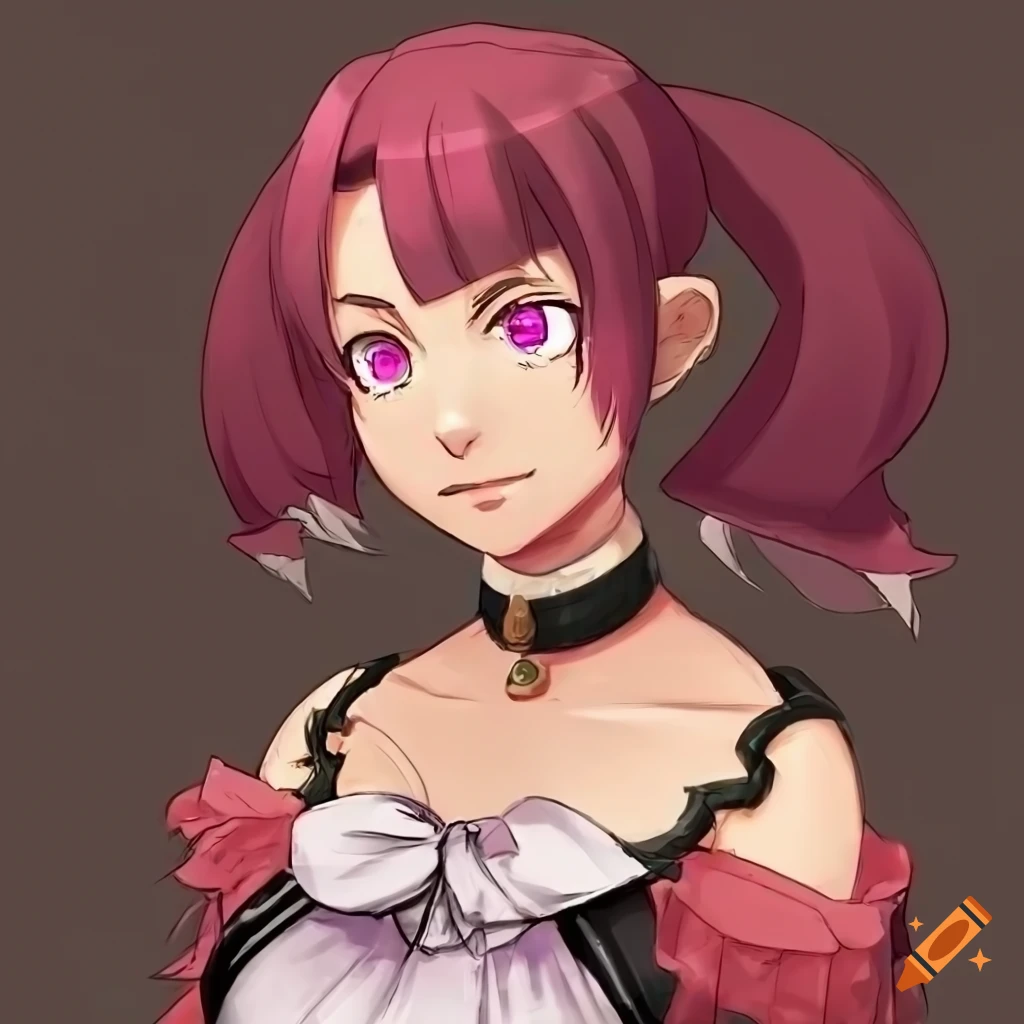 Waifu oc from ace attorney series on Craiyon