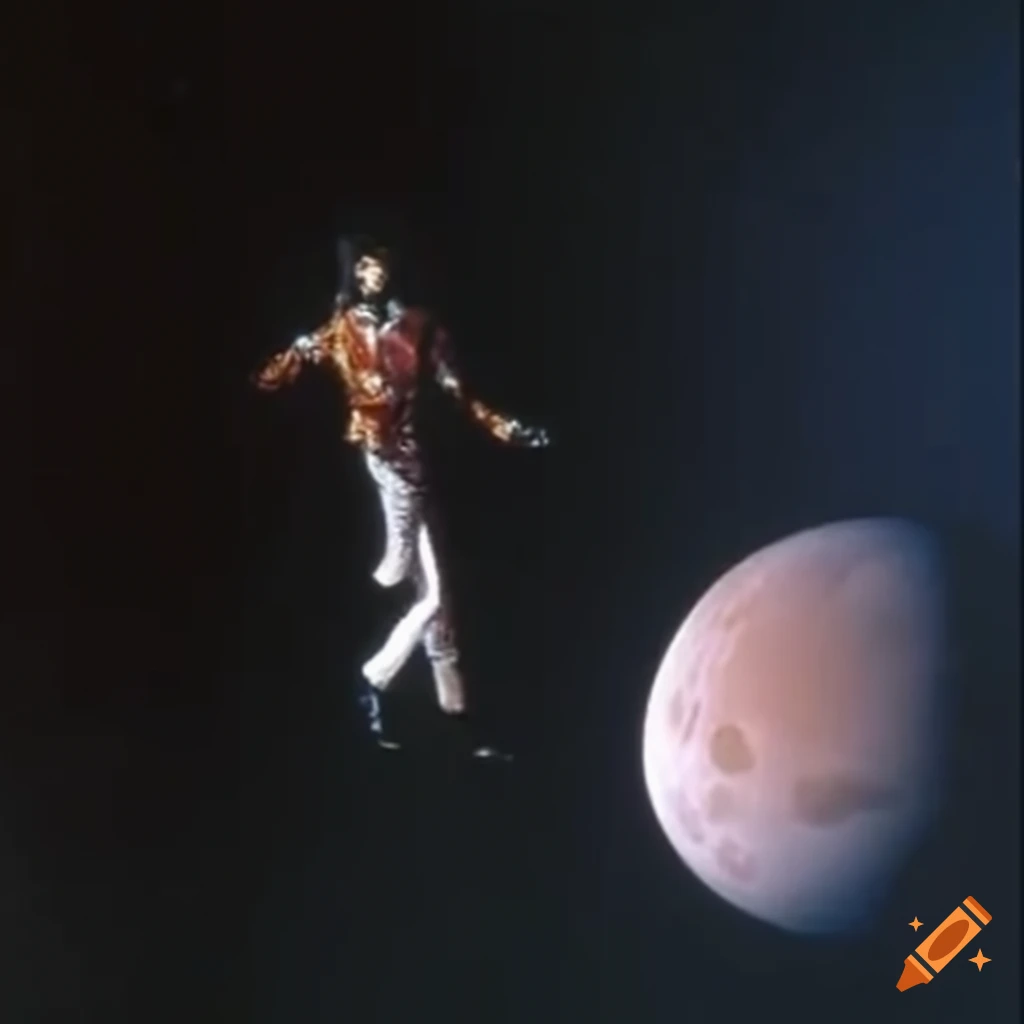 Michael jackson moonwalking on mars