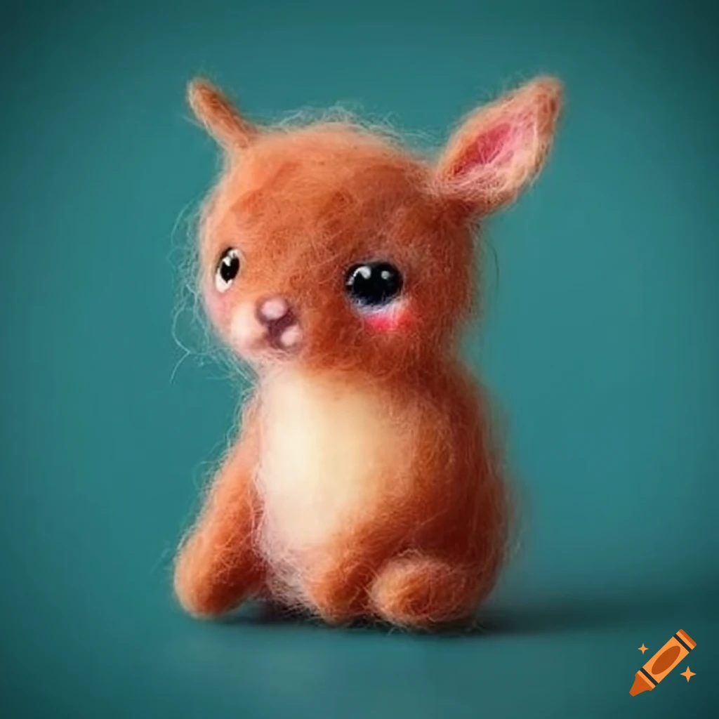 Felted wool creatures