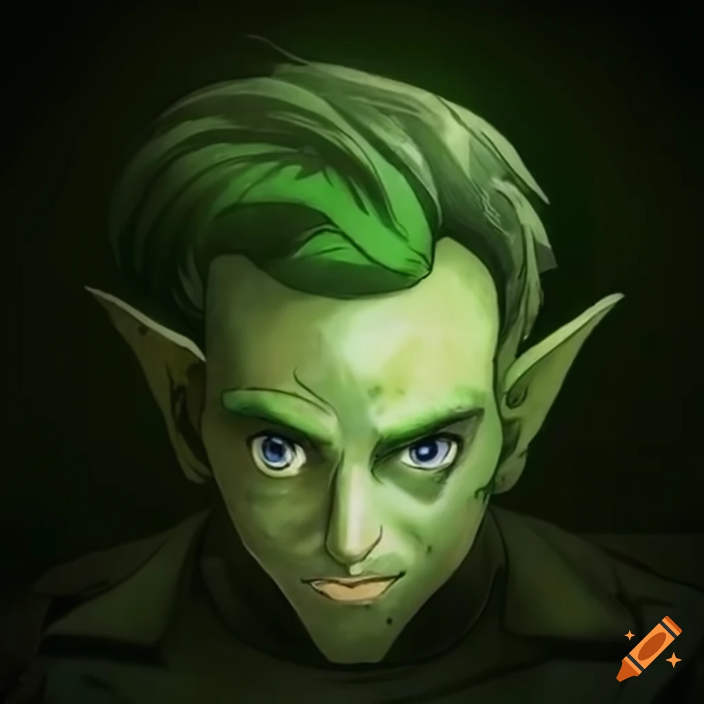 Artistic representation of duende with a spear on Craiyon