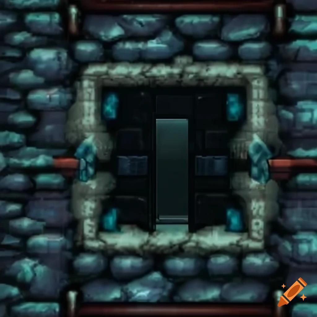 High-resolution realistic stone tiles from metroid zero mission
