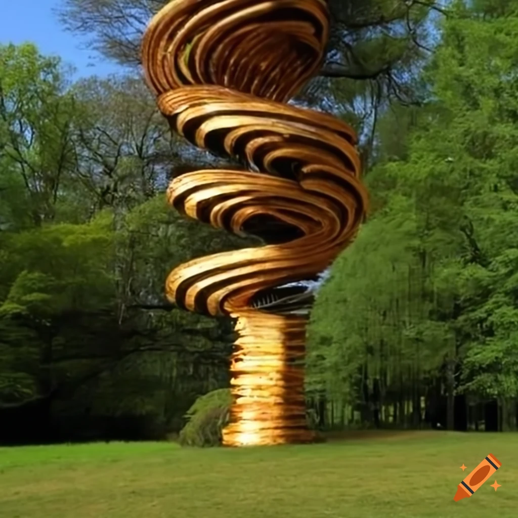 The singing ringing tree sculpture on Craiyon