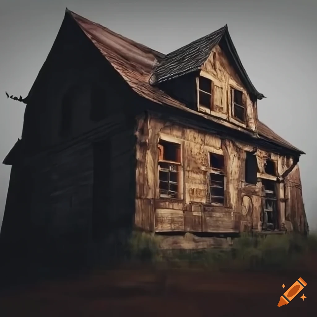 Wooden house design on Craiyon