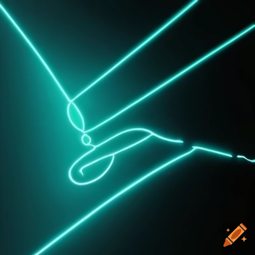 Neon Drawing Of The Fourth Dimension On Craiyon Neon Drawing Of The Fourth Dimension On Craiyon