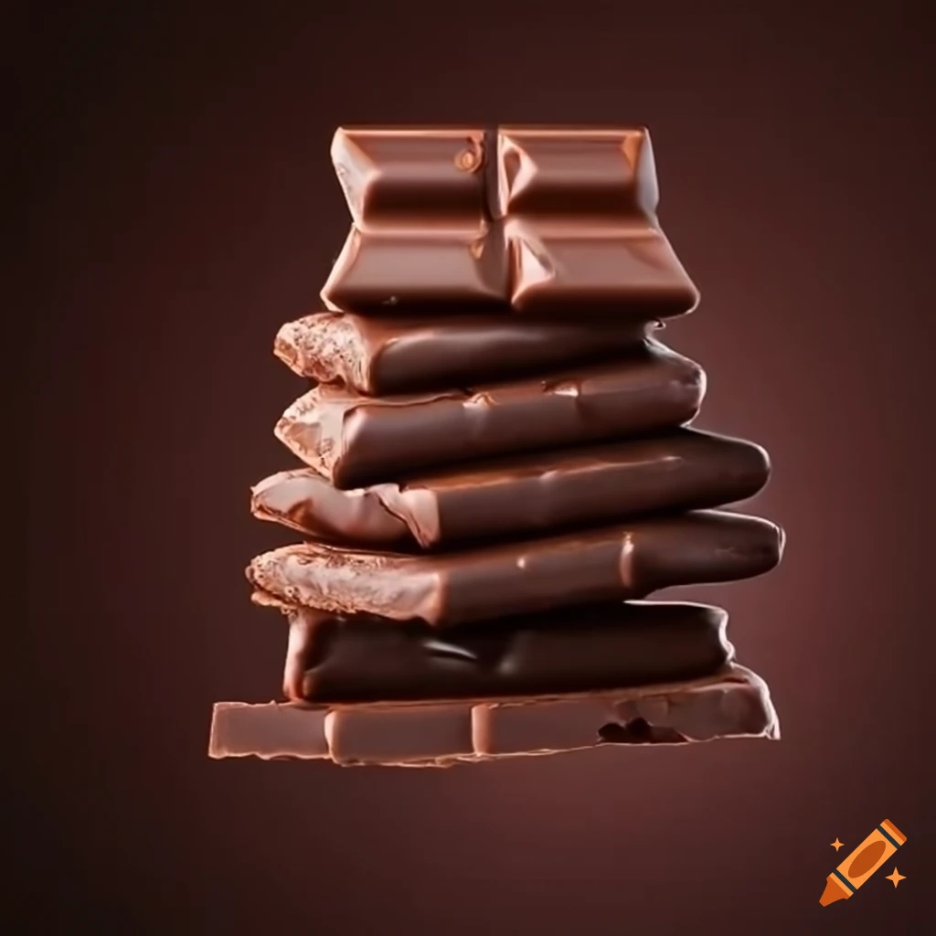 Luxury chocolate-covered dates garnished with nuts on Craiyon