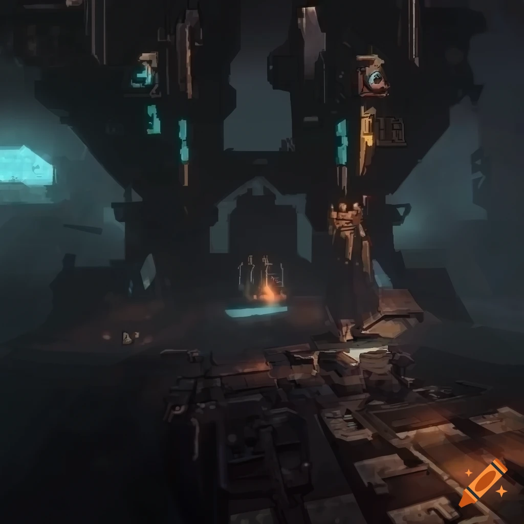 Detailed concept art of a futuristic video game on Craiyon