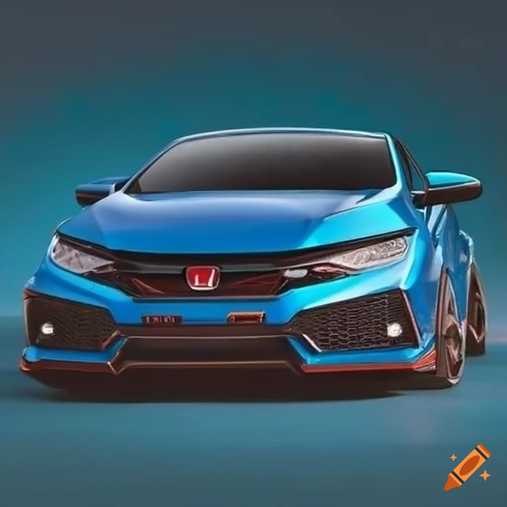 Modern art nouveau style honda civic car on Craiyon