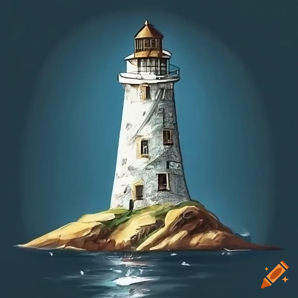 A mystical lighthouse shrouded in enchantment on Craiyon
