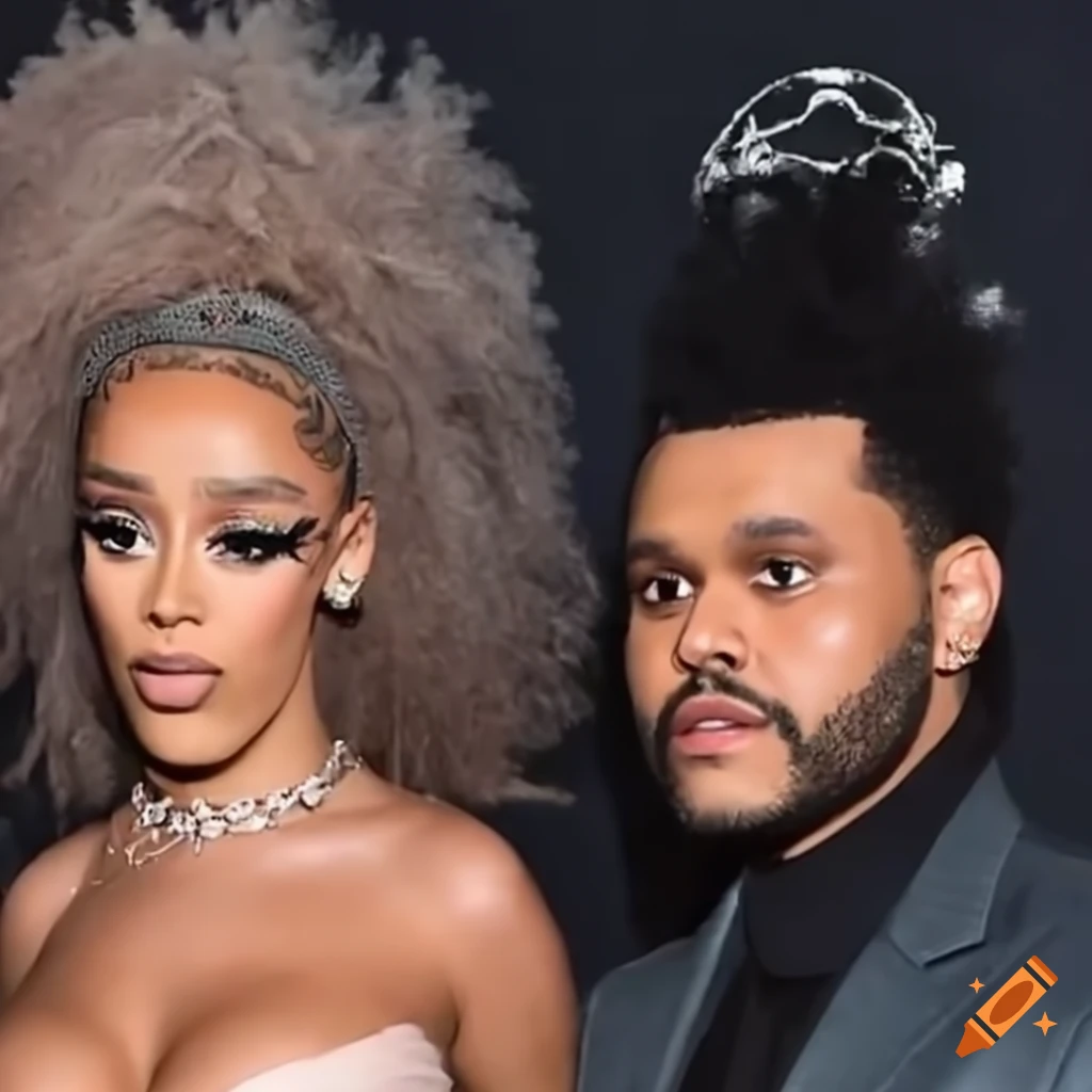 Photo Of Doja Cat And The Weeknd On Craiyon
