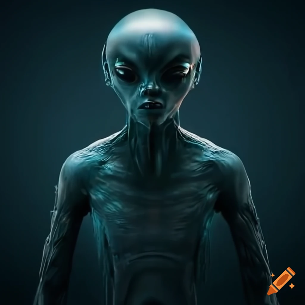 Hyper-realistic depiction of ai alien pods