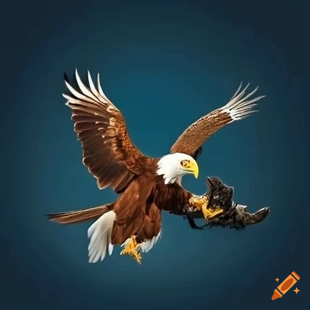 Bald Eagle Carrying Off A Cat