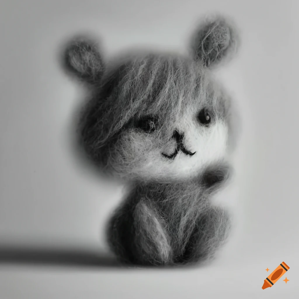 Cute felted wool creatures