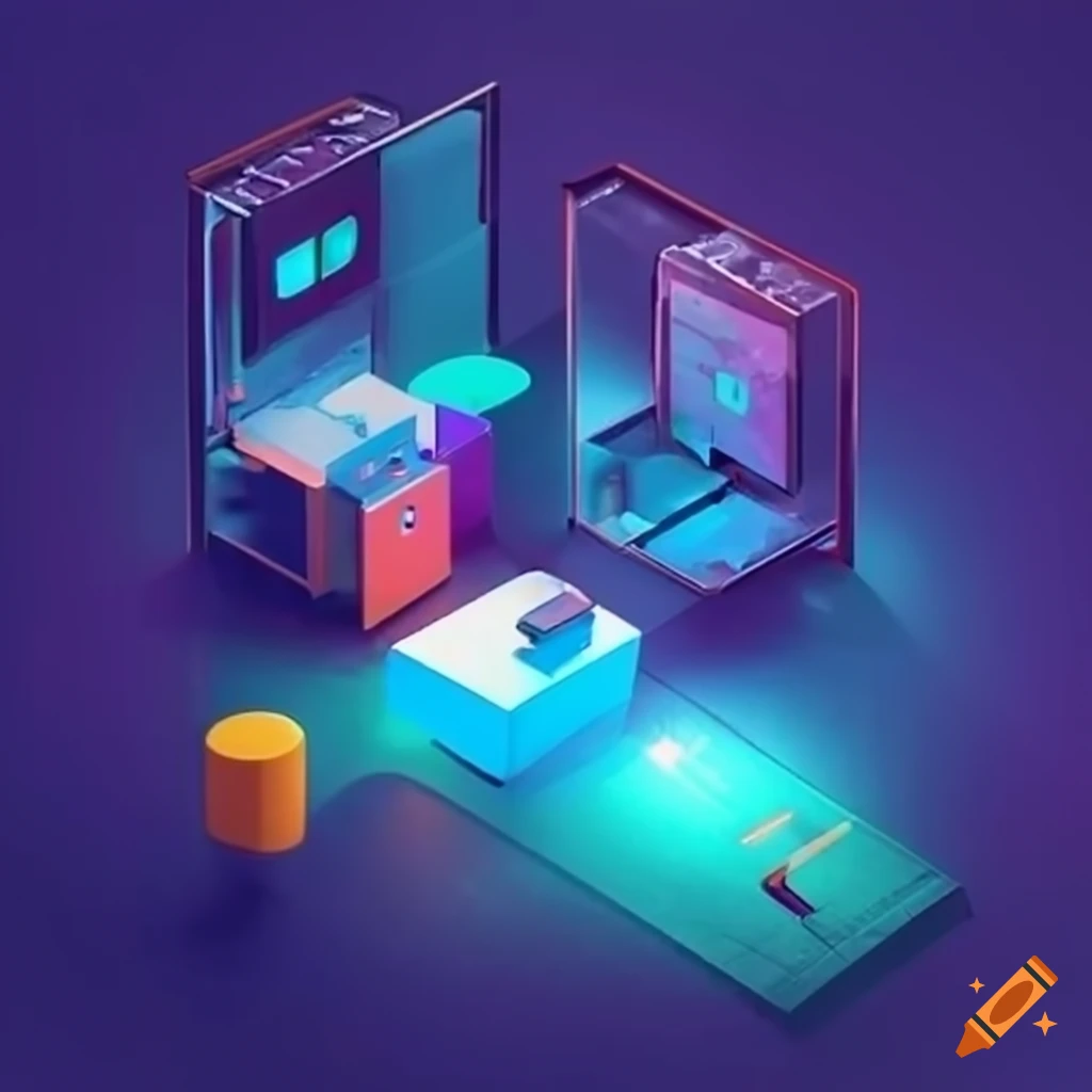 Poster for launcher pod showcasing product ideation and launch on Craiyon