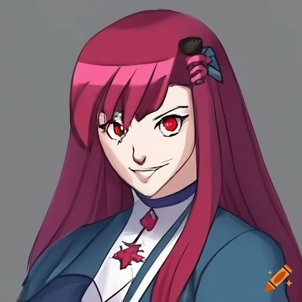 Waifu oc from ace attorney series on Craiyon