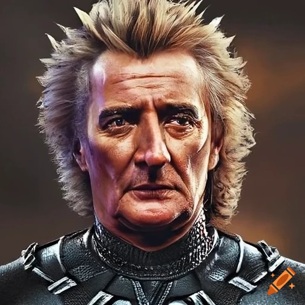 Rod stewart as black panther on Craiyon