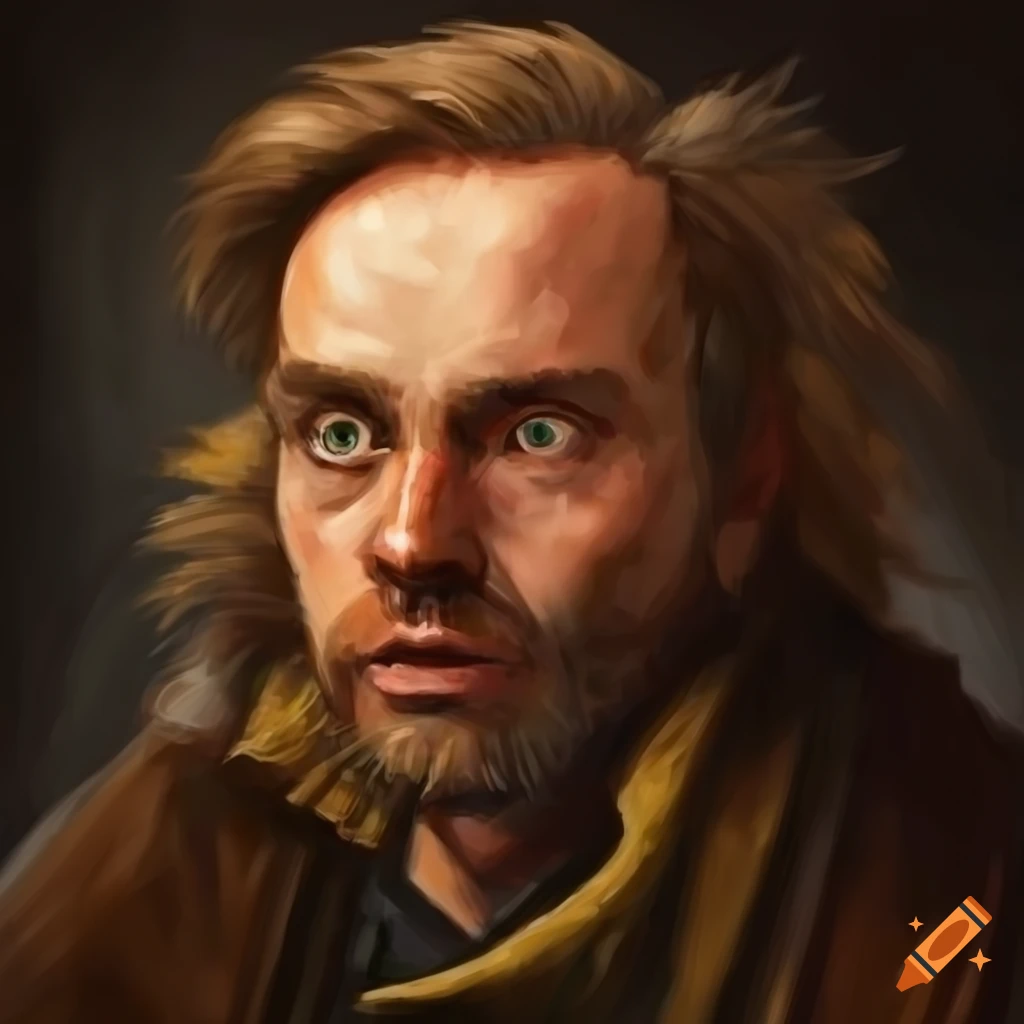 Portrait painting of a small furry rogue on Craiyon