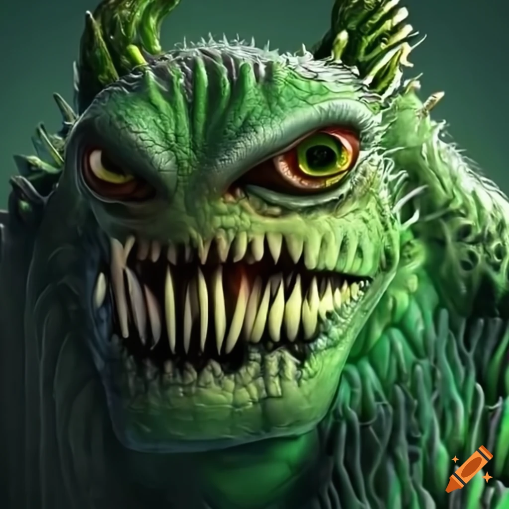 Keywords(orange fruit tree monster): maximum extreme hyper realistic ...