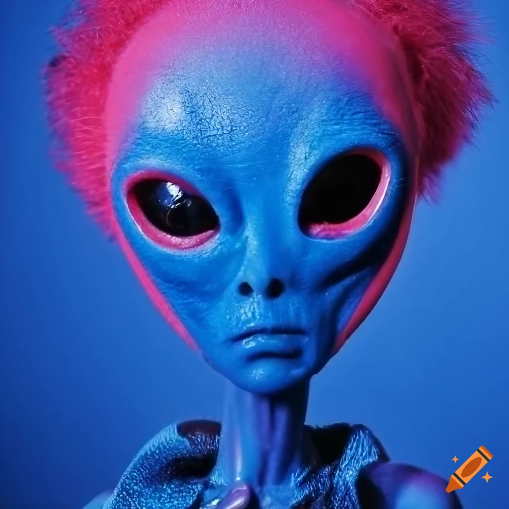 Green alien profile picture on Craiyon