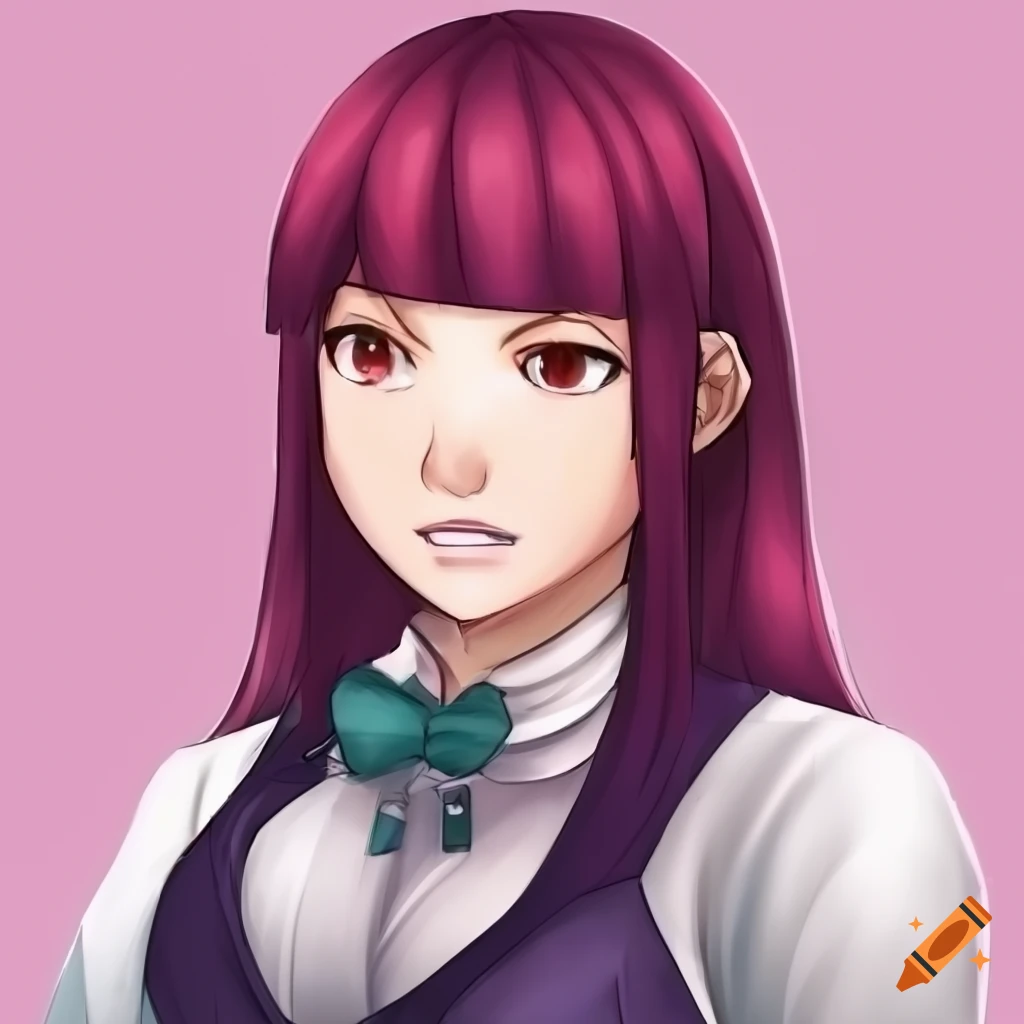 Character design inspired by ace attorney series on Craiyon