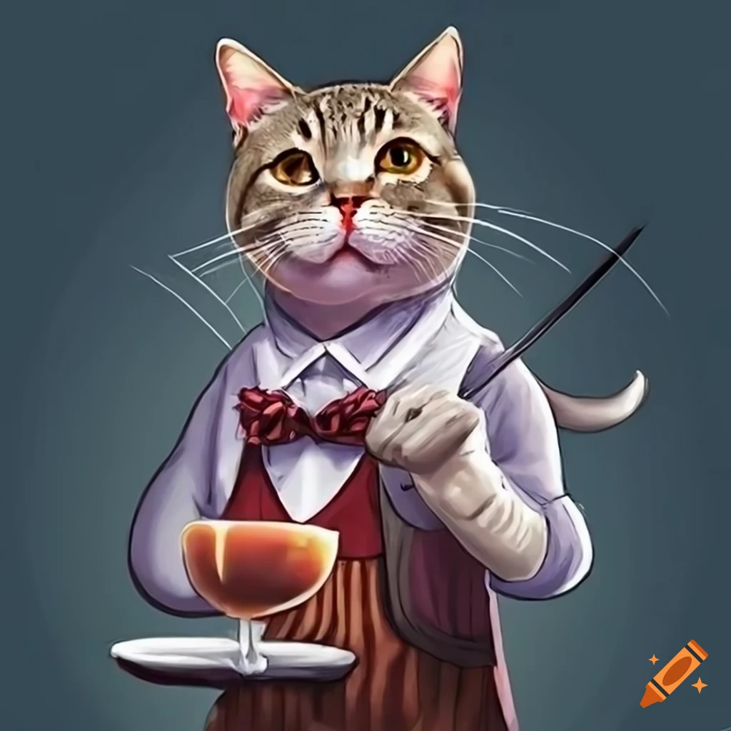 The aristocrat cat on Craiyon