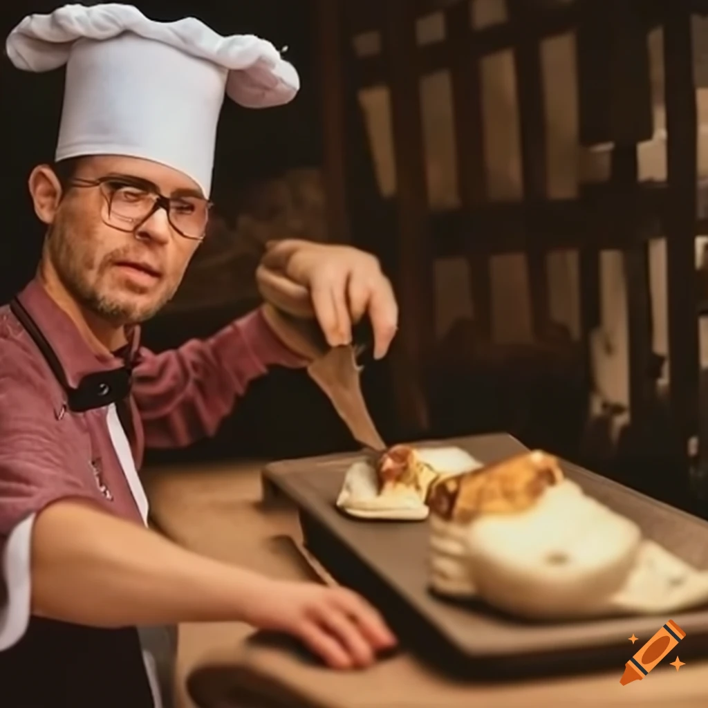 Cartoon rat chef on Craiyon