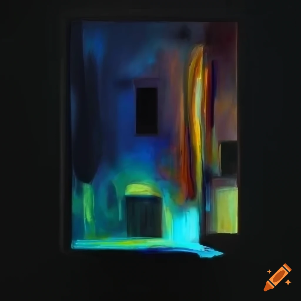 Surreal painting of melting figures and buildings on Craiyon