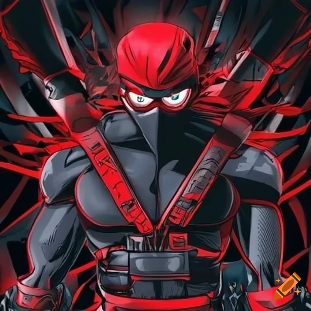 Image of a red and black turbo ninja