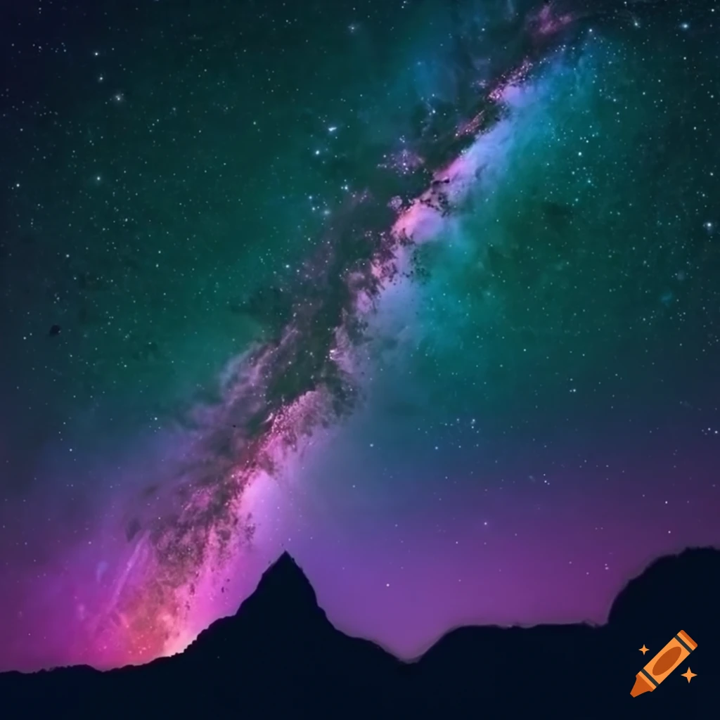 Night sky with stars