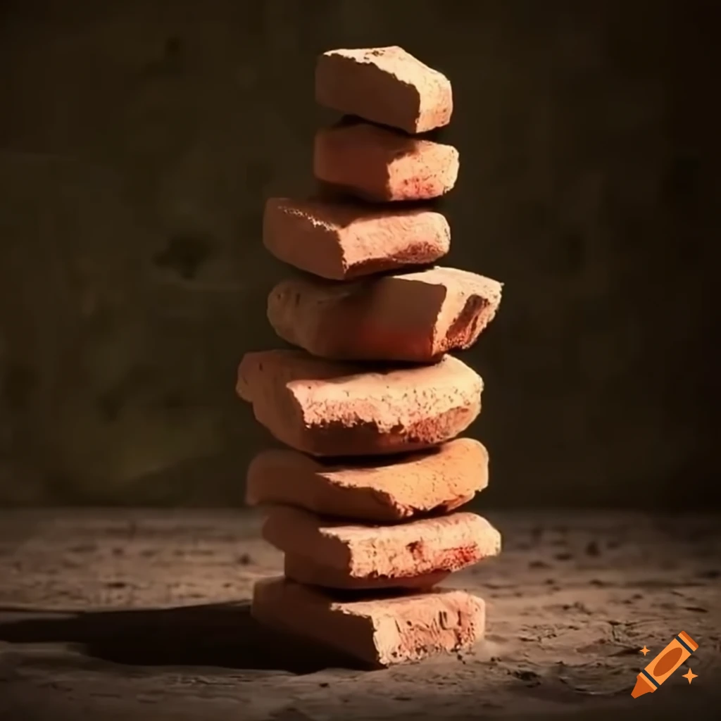 Flower emerging from broken bricks in an alley, aesthetic photography ...