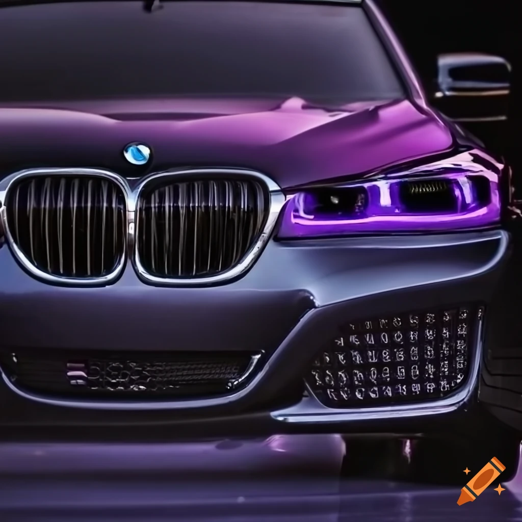 Bmw m8 sunset orange on Craiyon