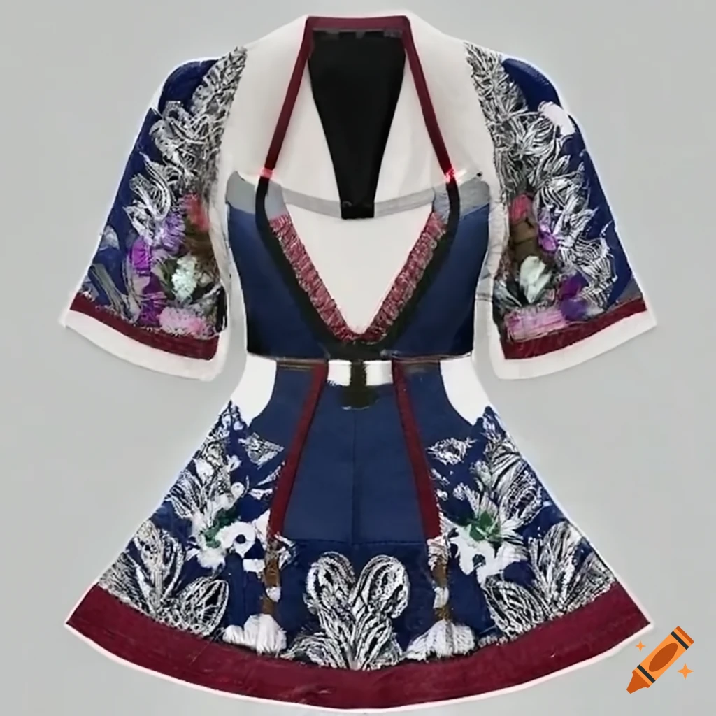 High-resolution 3d render of a tweed playsuit on Craiyon