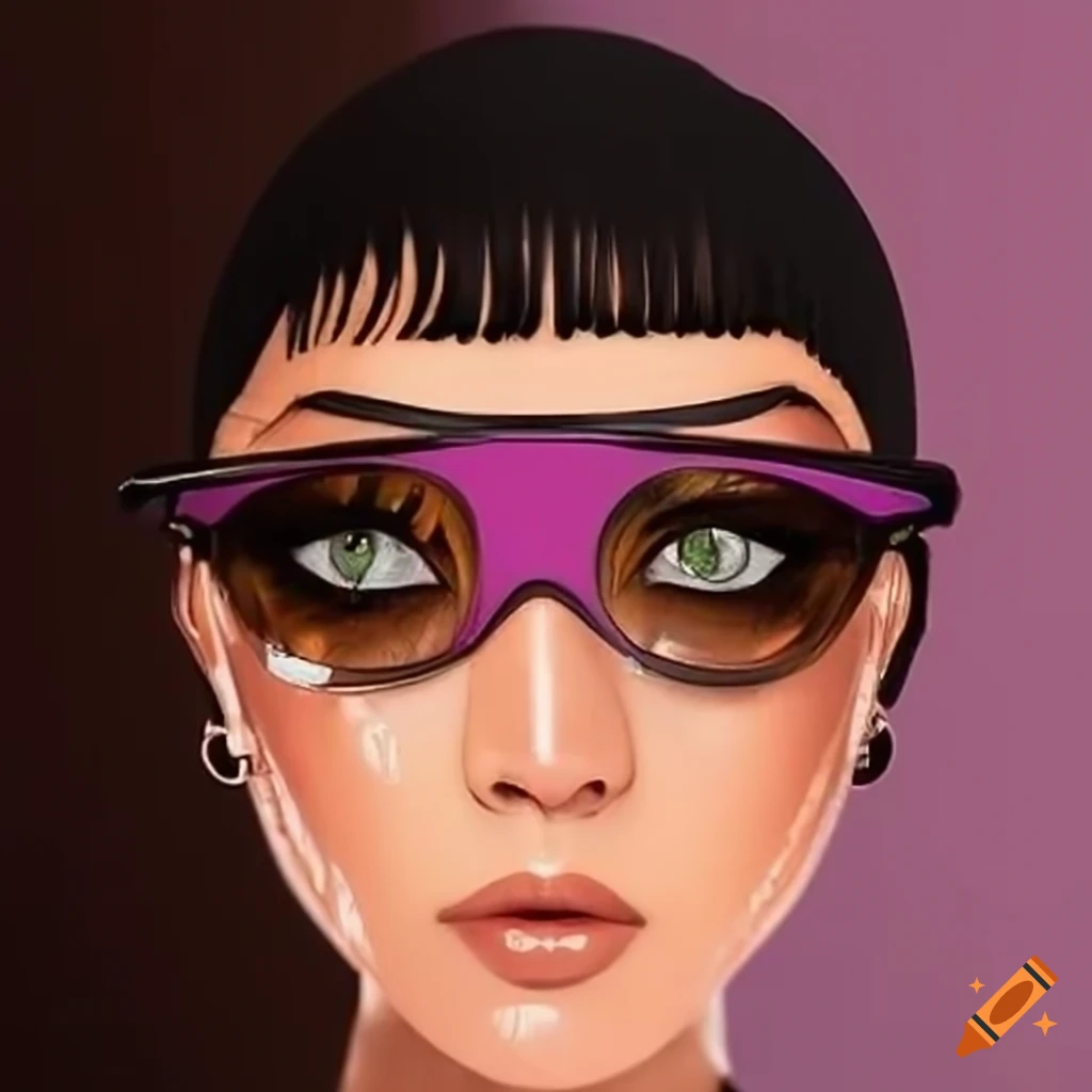 Pair of stylish eyeglasses