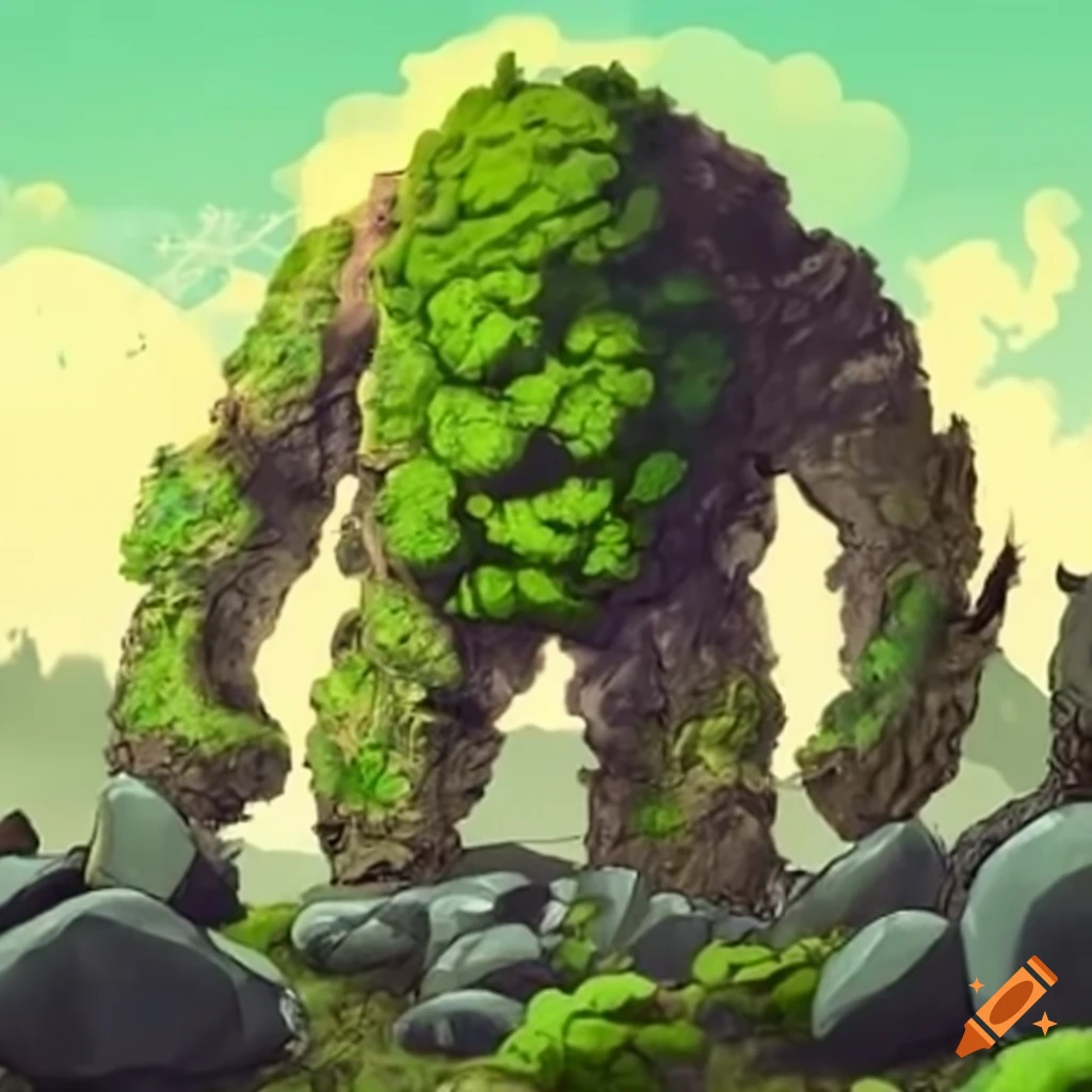 Mythical creatures and mutant omega mart lemon fruit monster in a ...