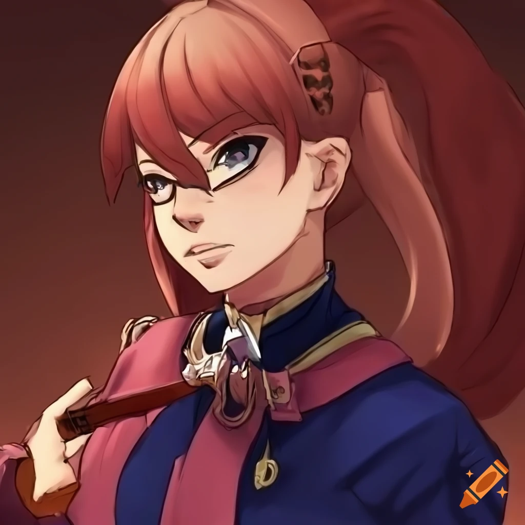 Character design inspired by ace attorney series