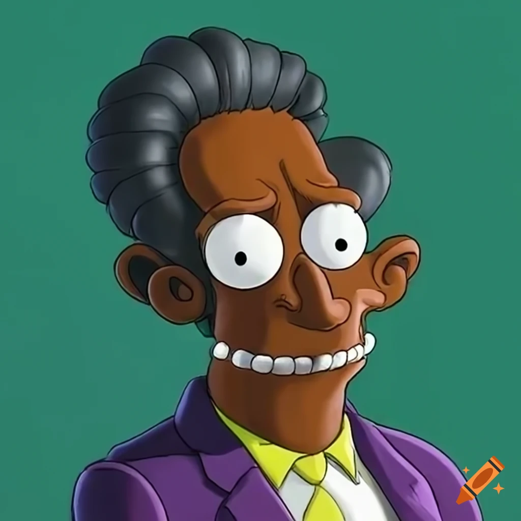 Stressed apu from the simpsons on Craiyon