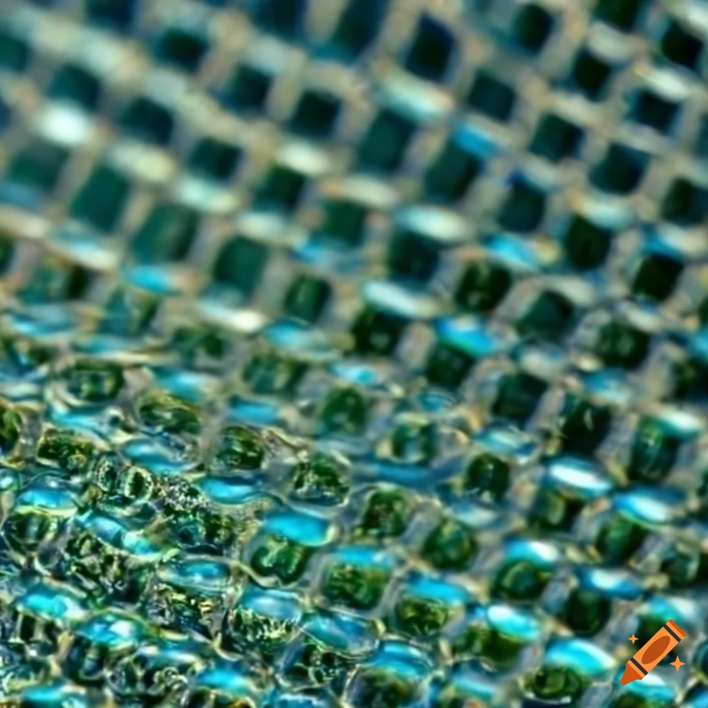 Close up Of Metal Mesh Separating Gas Flow On Craiyon