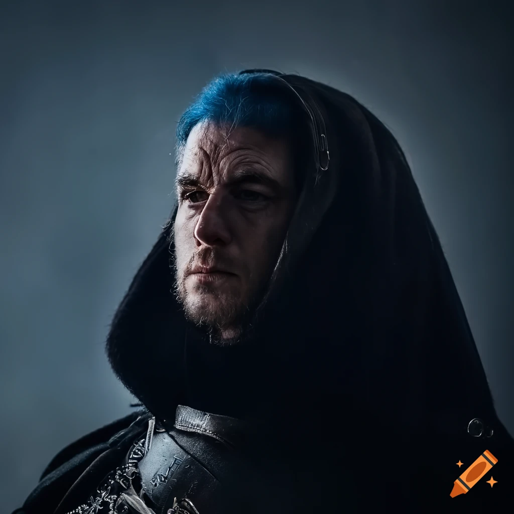 Johnny depp as macbeth standing in full body on Craiyon