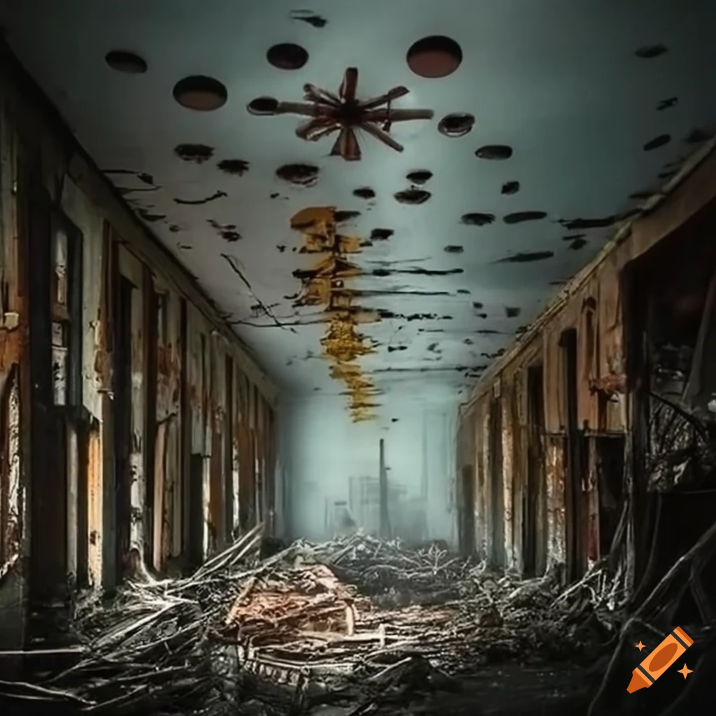 Haunting image of the aftermath of chernobyl disaster