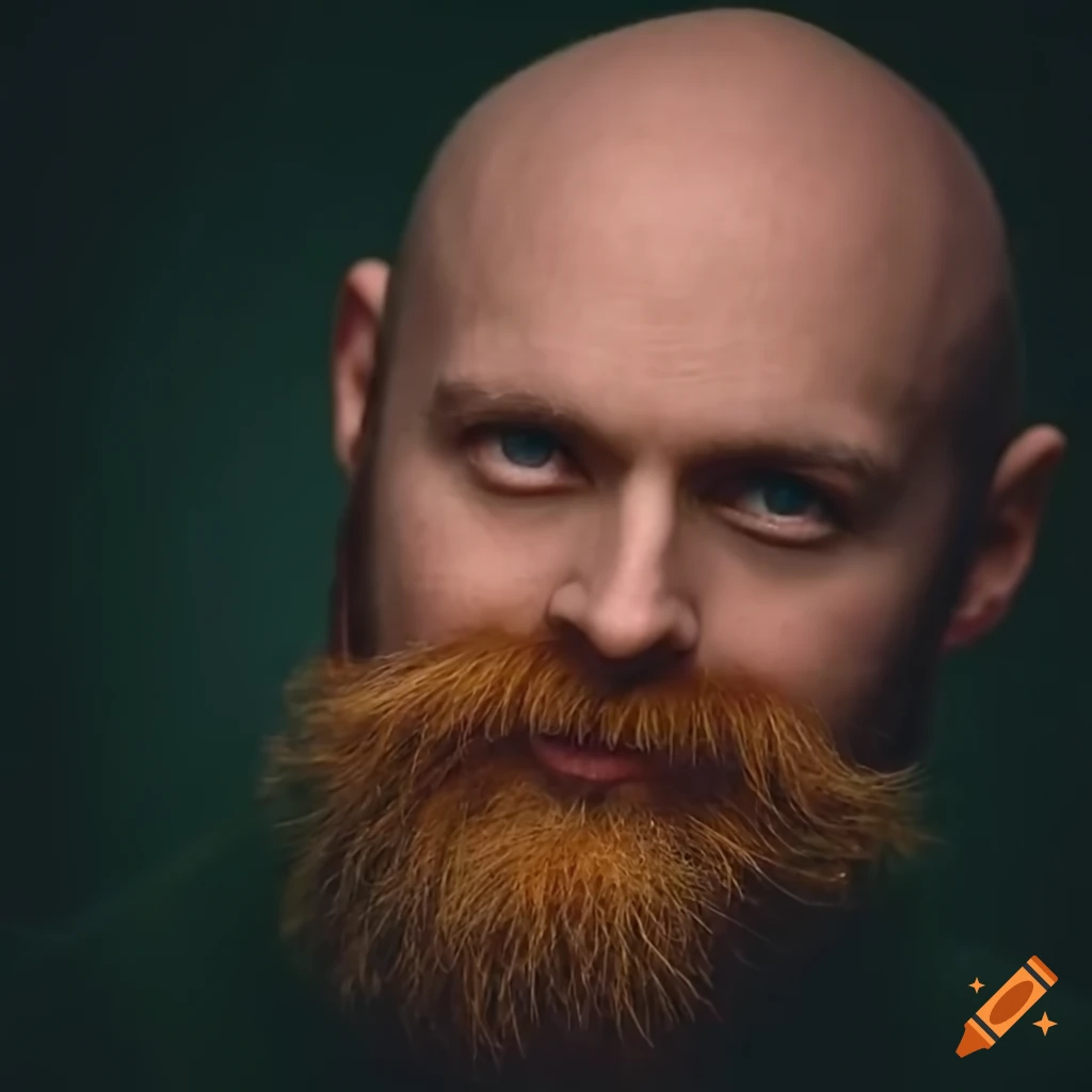 Bearded man in a wrinkled t-shirt on Craiyon