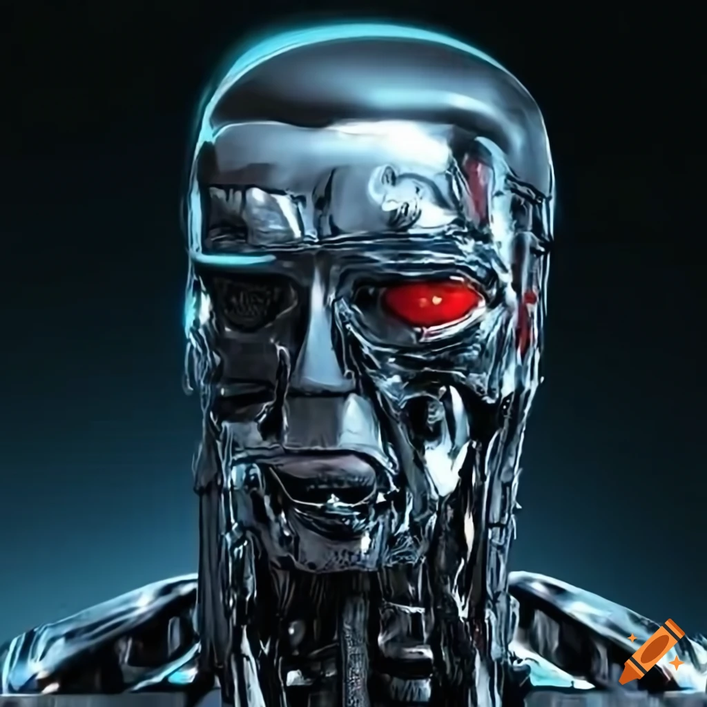 Terminator with robocop armor on Craiyon