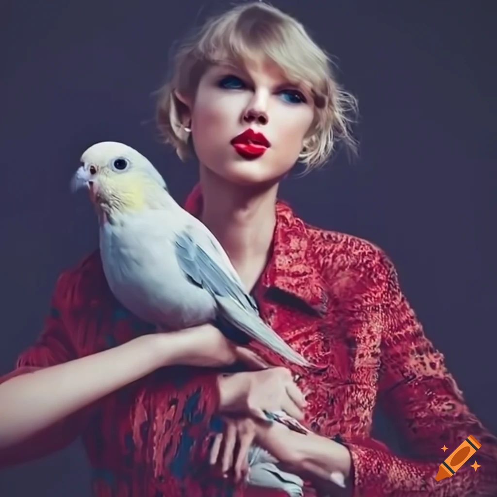 Taylor swift with her dog on Craiyon