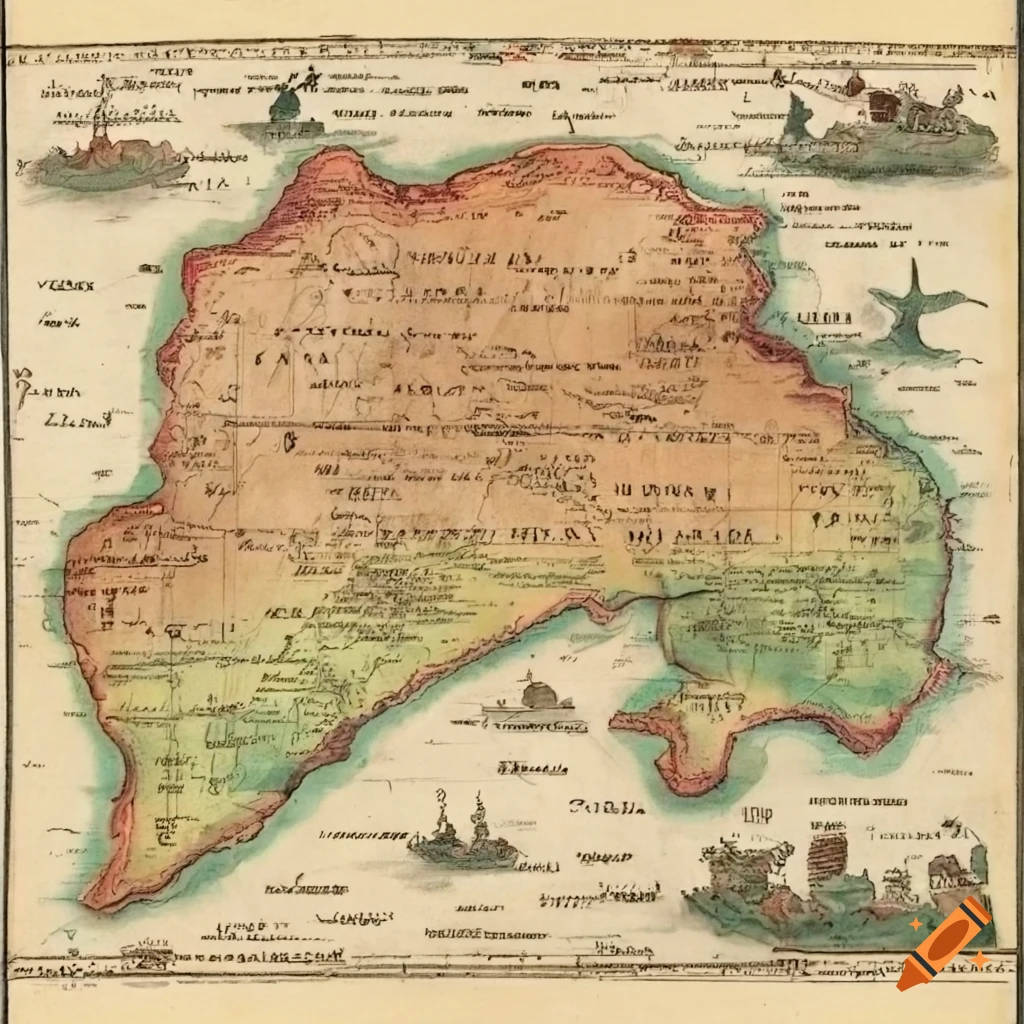 A map of the following: "the frigid northern tundra stretches across ...