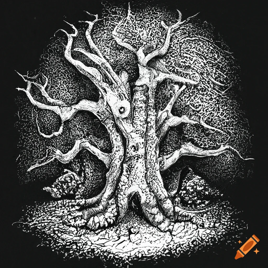 How To Draw A Tree In Pen And Ink Improve Drawing