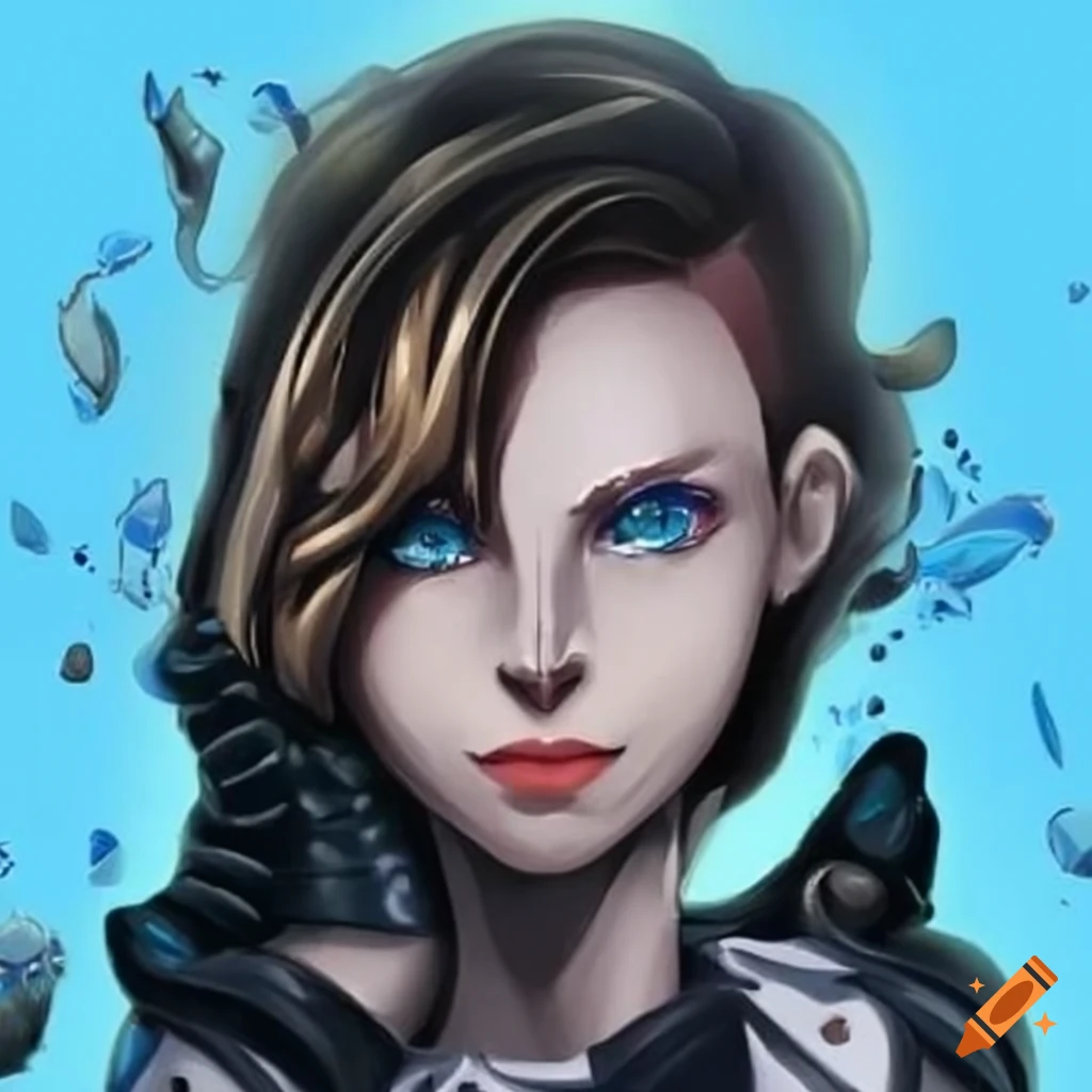 Jill valentine character from a video game on Craiyon