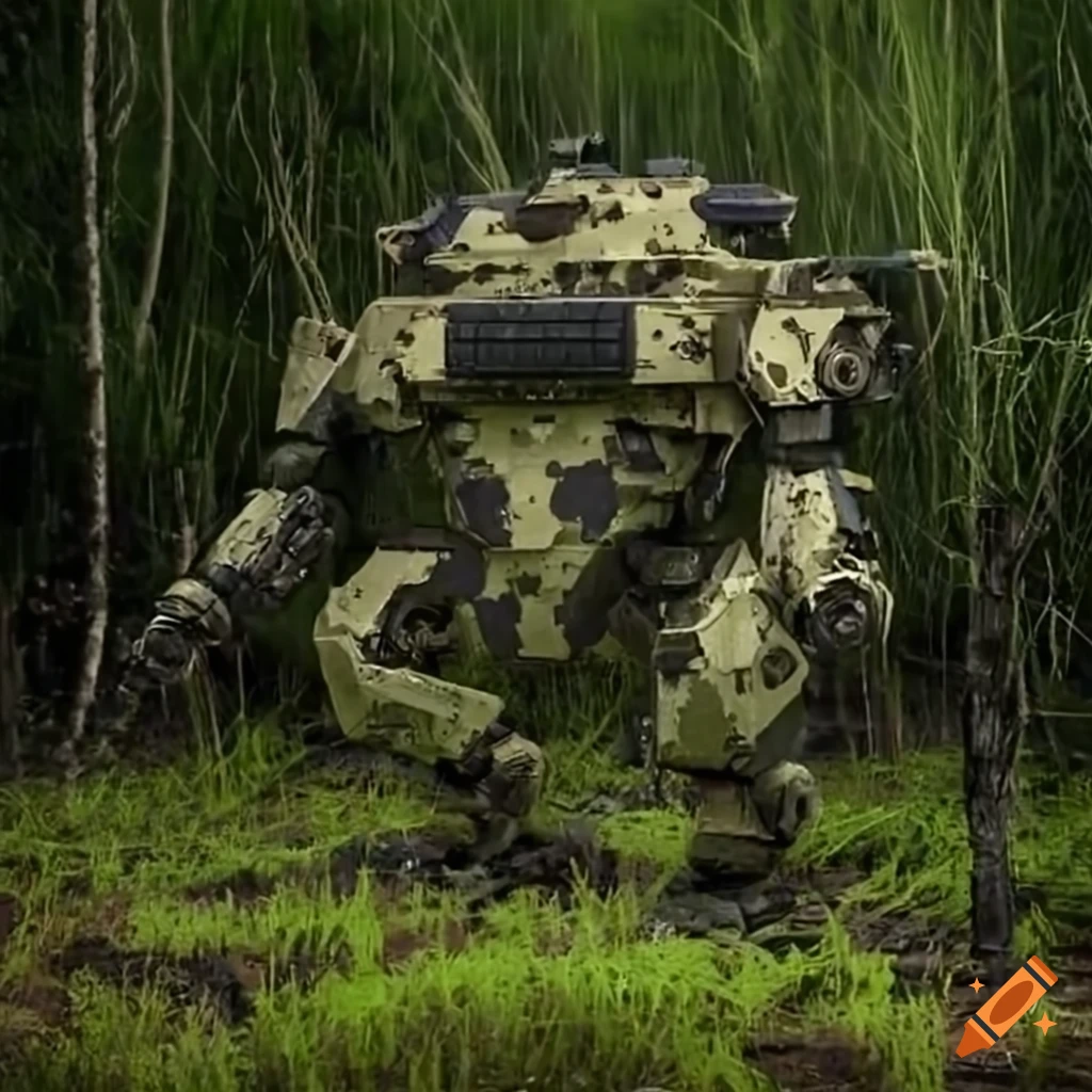 Bear mech on Craiyon