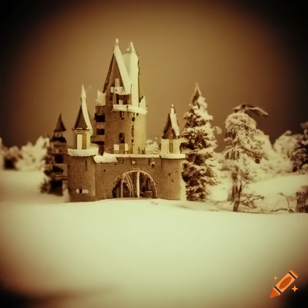 Mc escher-style castle on Craiyon